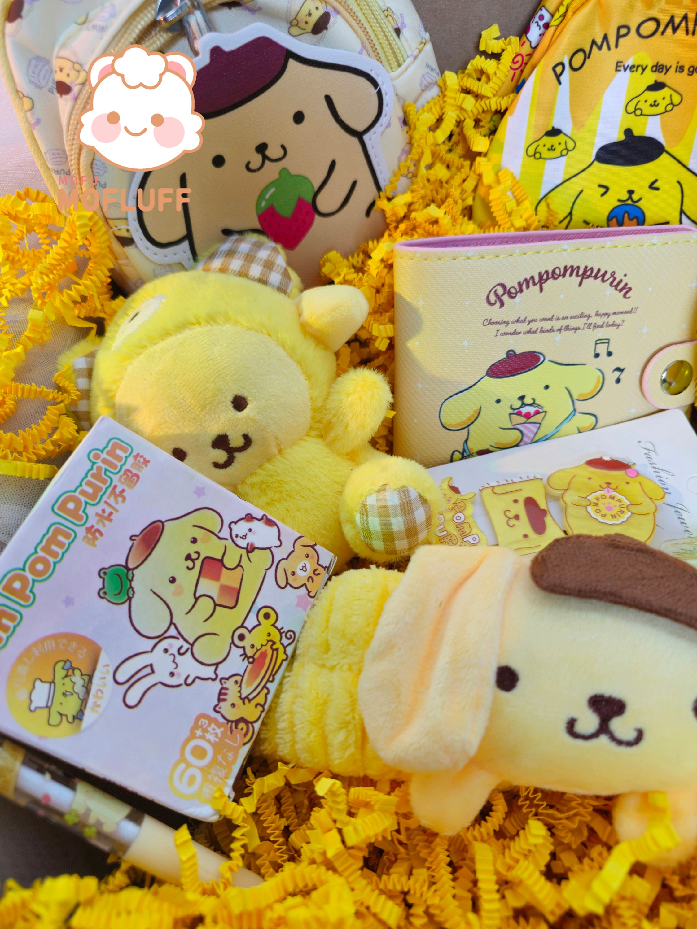 Pompompurin Cute Kawaii Mystery Box Sanrio Gift Box Stationery Box ...
