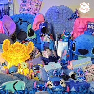Stitch Cute Kawaii Mystery Box Blue Alien Themed Gift Suprise Box ...