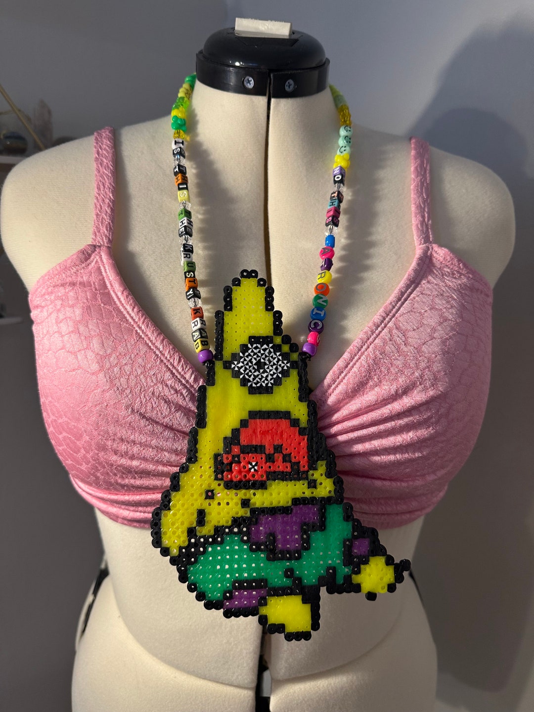 Subtronics Cyclops Patrick Kandi Perler Necklace - Etsy