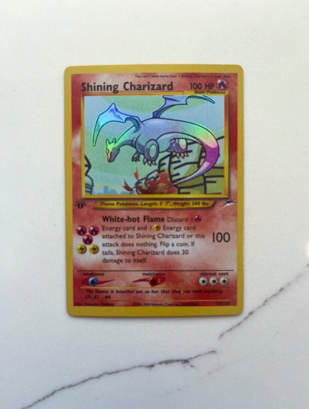 Charizard Base Neo Destiny Holographic Proxy Card Handmade Replica - Etsy