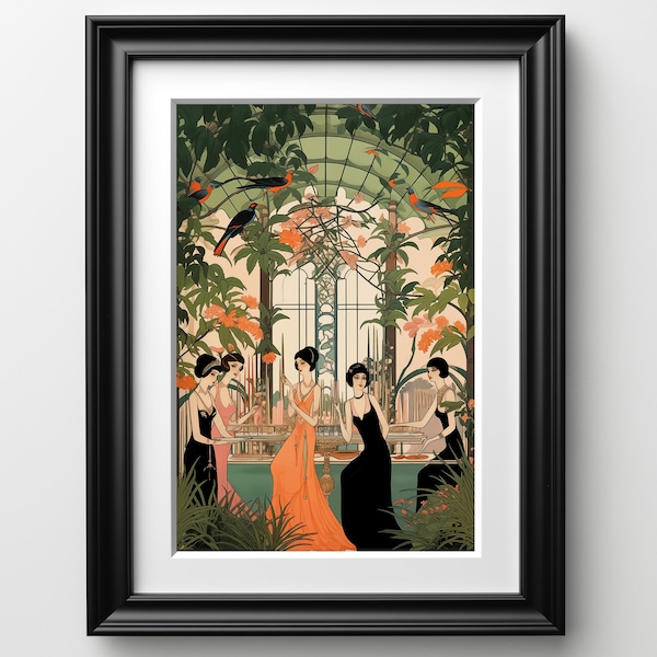 Flapper Art Deco - Etsy