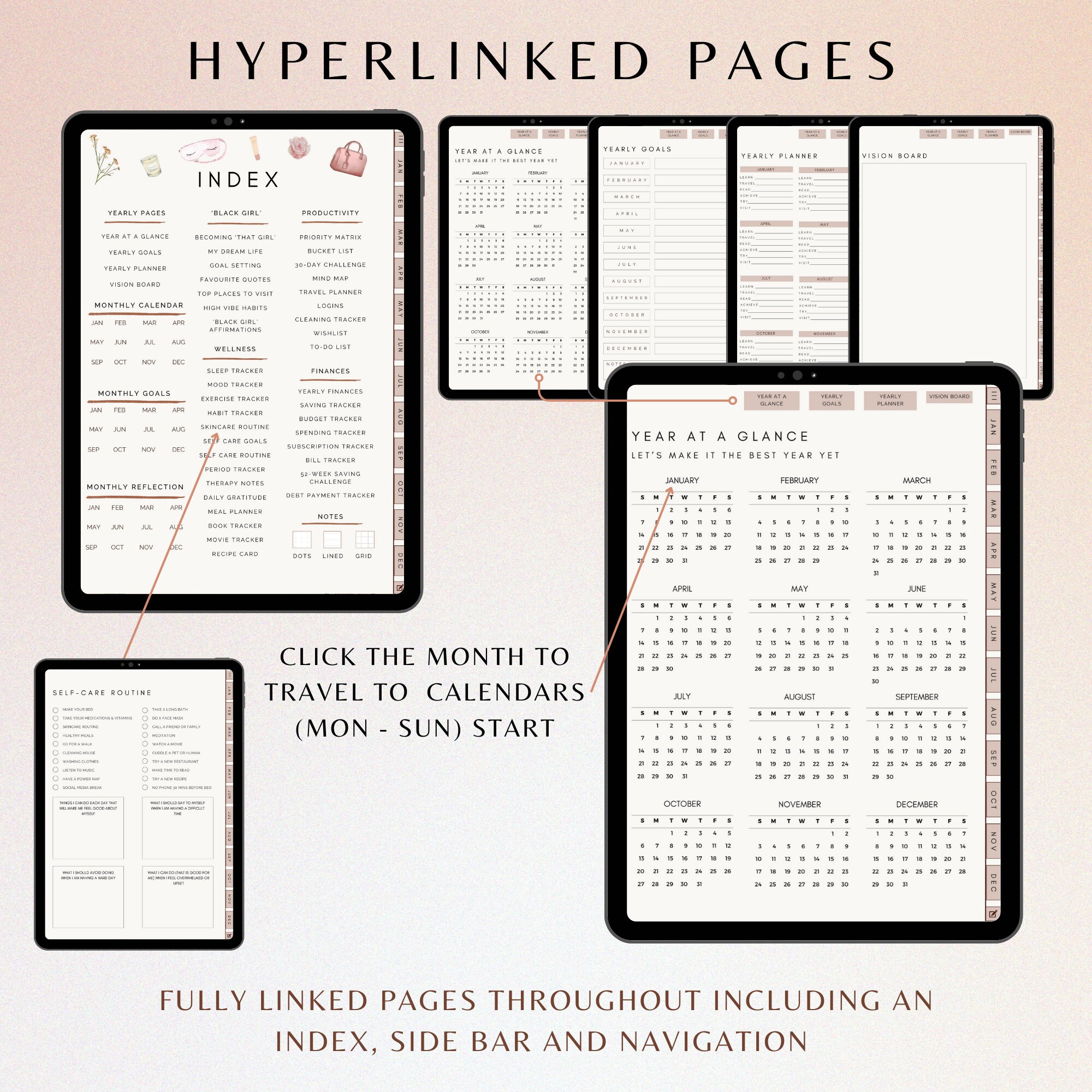 BLACK GIRL Planner 2024 Digital Planner That Girl Planner 2024 Daily ...