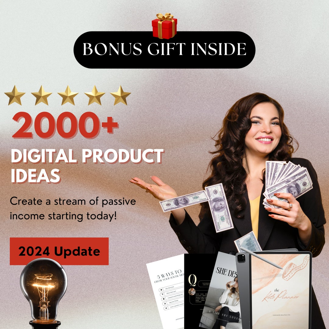 2000 Innovative Digital Product Ideas for Lucrative Passive Income ...
