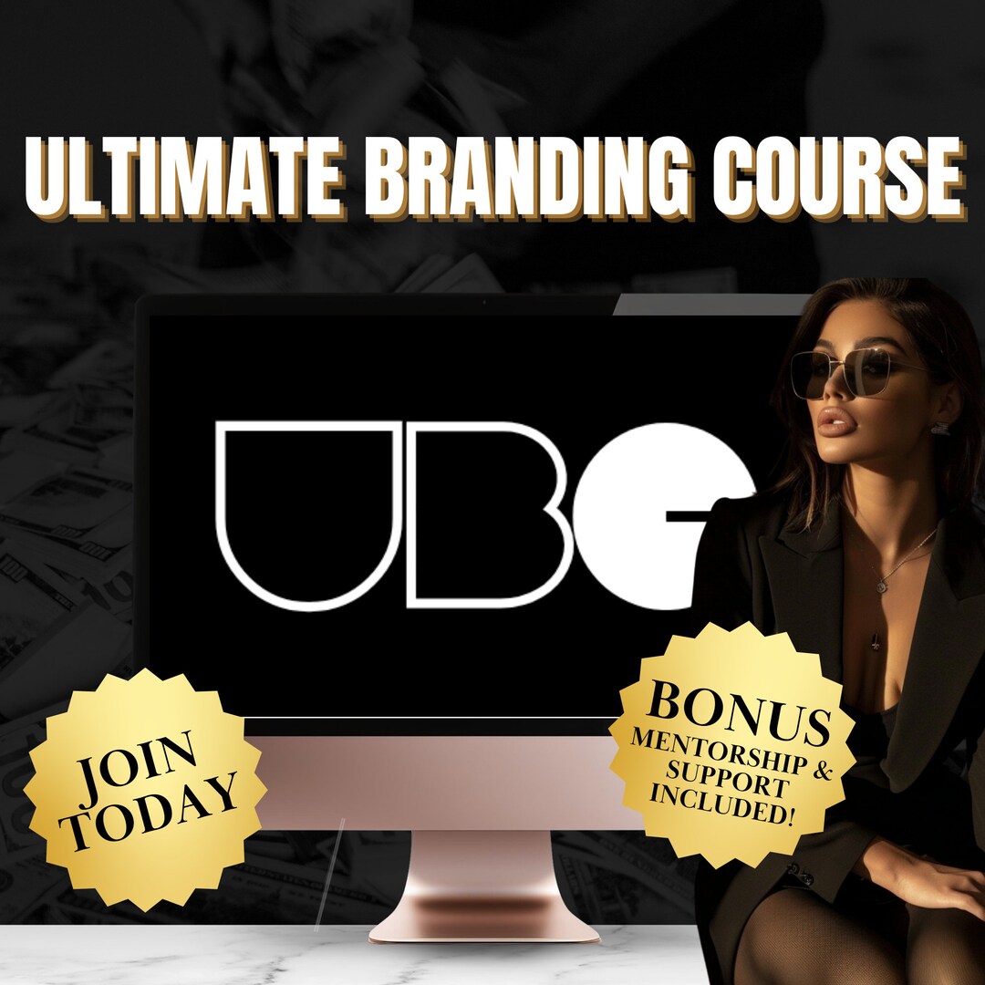UBC Ultimate Branding Course MRR Digital Marketing Course Faceless Marketing Make Money Online ...