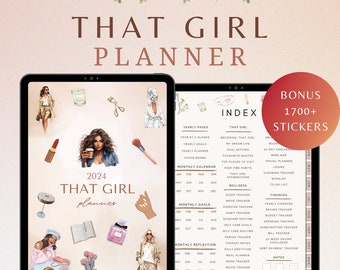 BLACK GIRL Planner 2024 Digital Planner That Girl Planner 2024 Daily ...