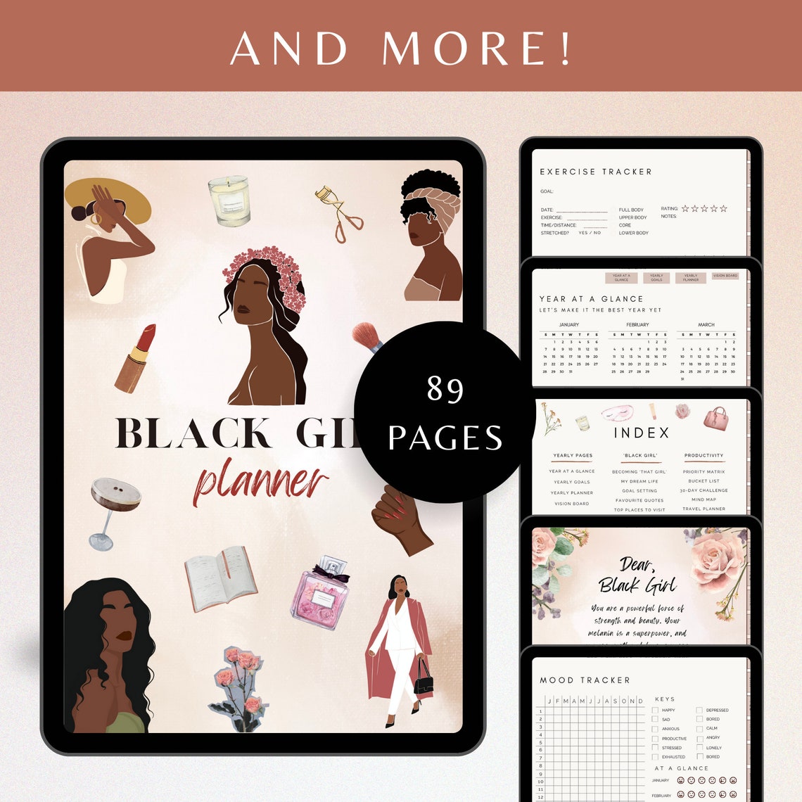 BLACK GIRL Planner 2024 Digital Planner That Girl Planner 2024 Daily ...