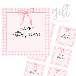 Happy Mother's Day Gift Tag | DIGITAL DOWNLOAD | Mother's Day Gift Tag ...