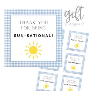 You Are Sun-sational Gift Tag | DIGITAL DOWNLOAD | Teacher's ...
