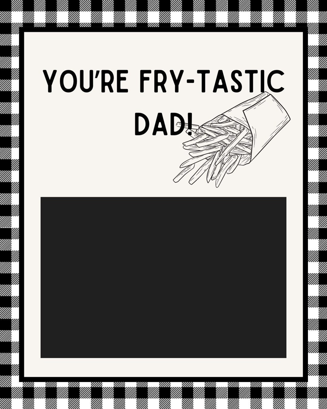 You're Fry-tastic Dad Gift Tag | Father's Day Gift Ideas | Tag for Gift ...