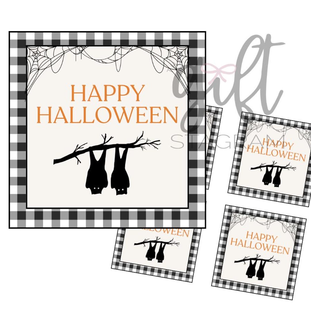 Happy Halloween Gift Tag | DIGITAL DOWNLOAD | Halloween | Gift Tag ...