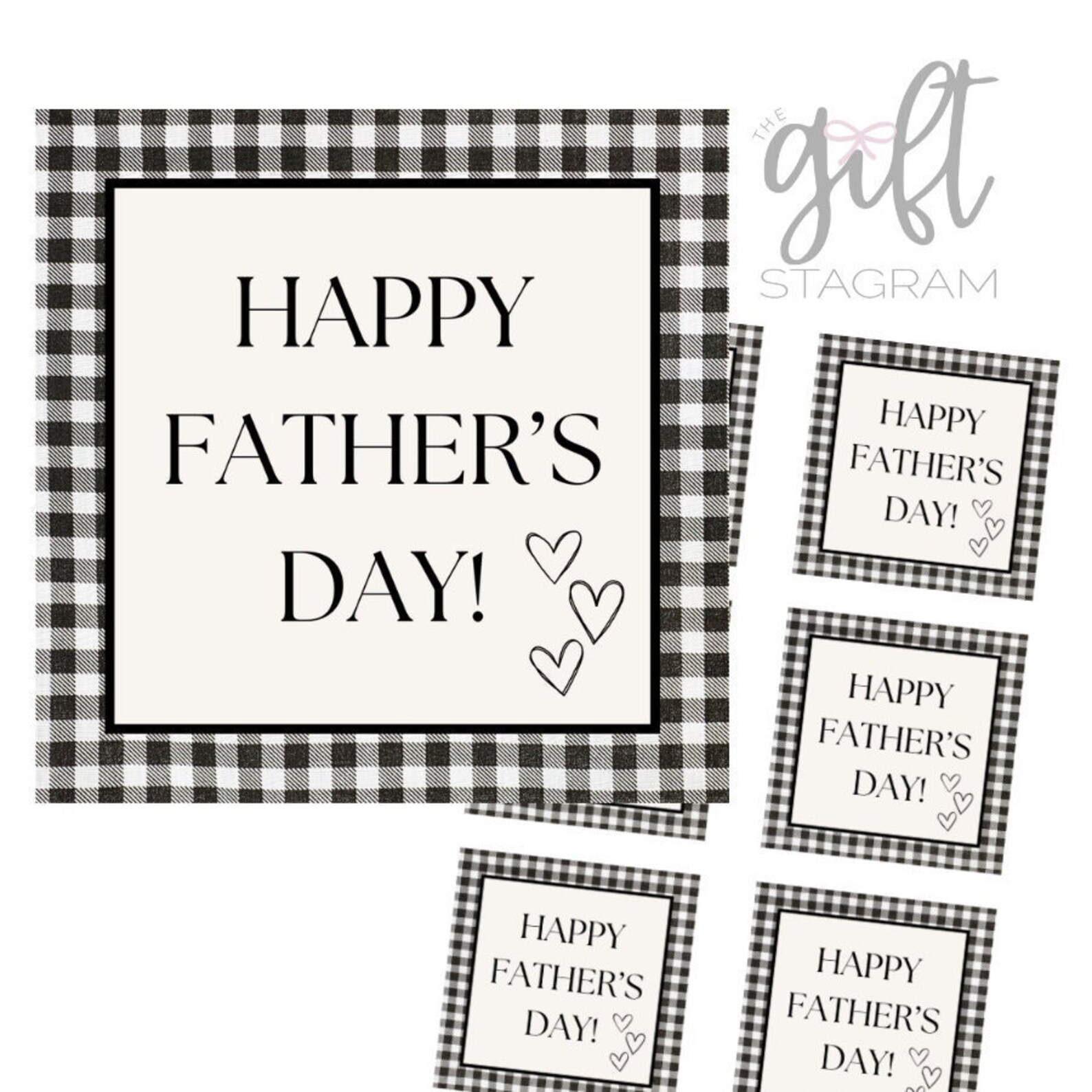 Happy Father's Day Gift Tag DIGITAL DOWNLOAD Printable Gift Tag Father ...