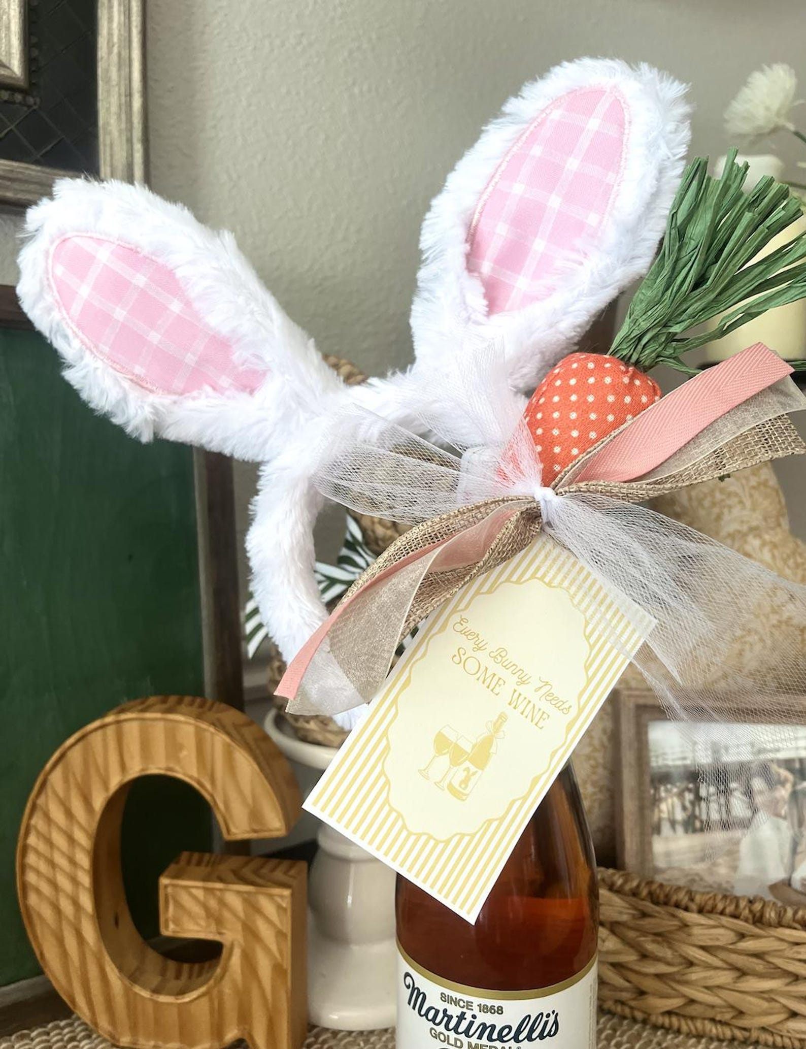 Every Bunny Needs Some Wine Gift Tag | DIGITAL DOWNLOAD | Easter Gift ...