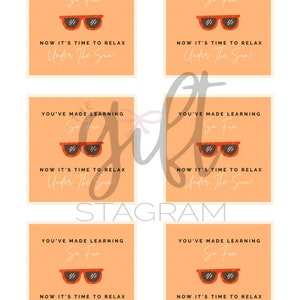 You've Made Learning so Fun, Now It's Time to Relax Under the Sun Gift ...