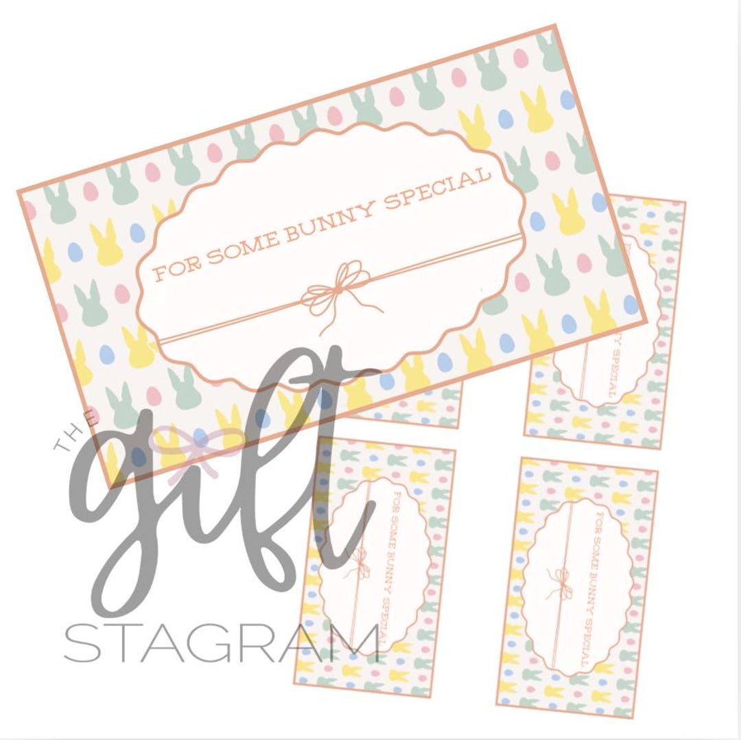 For Some Bunny Special Gift Tag | DIGITAL DOWNLOAD | Easter Gift Tags ...