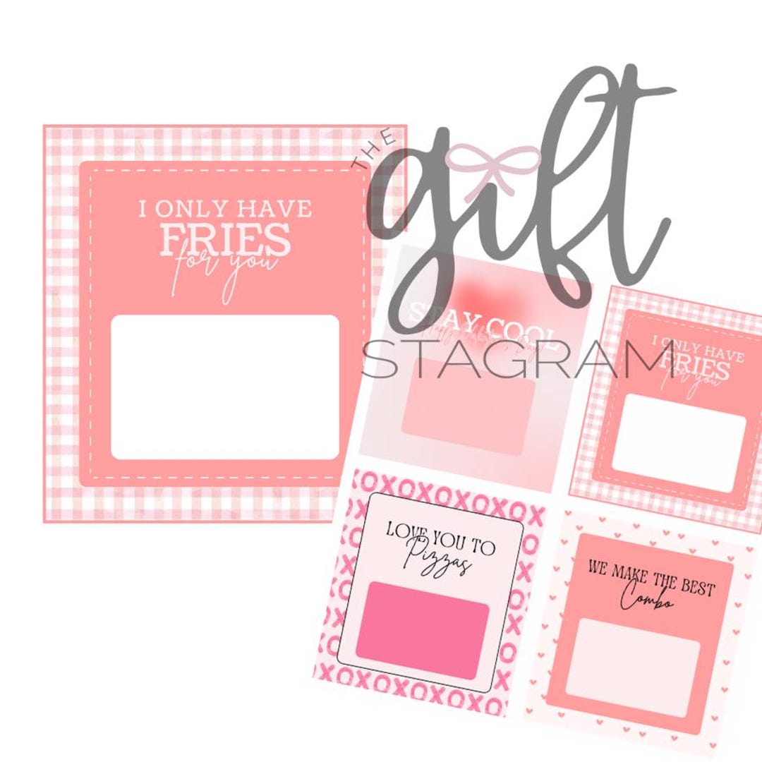 Restaurant Gift Card Tag Bundle | Valentine's Day Gift Ideas | Tag for ...