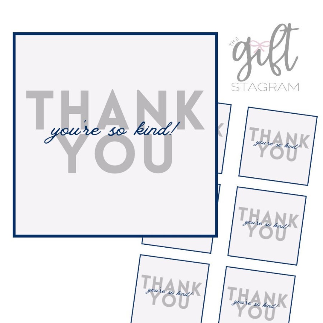 Thank You, You're the Best Gift Tag | DIGITAL DOWNLOAD | Thank You Gift ...