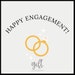 Happy Engagement Gift Tag | DIGITAL DOWNLOAD | Engagement Gift Ideas ...