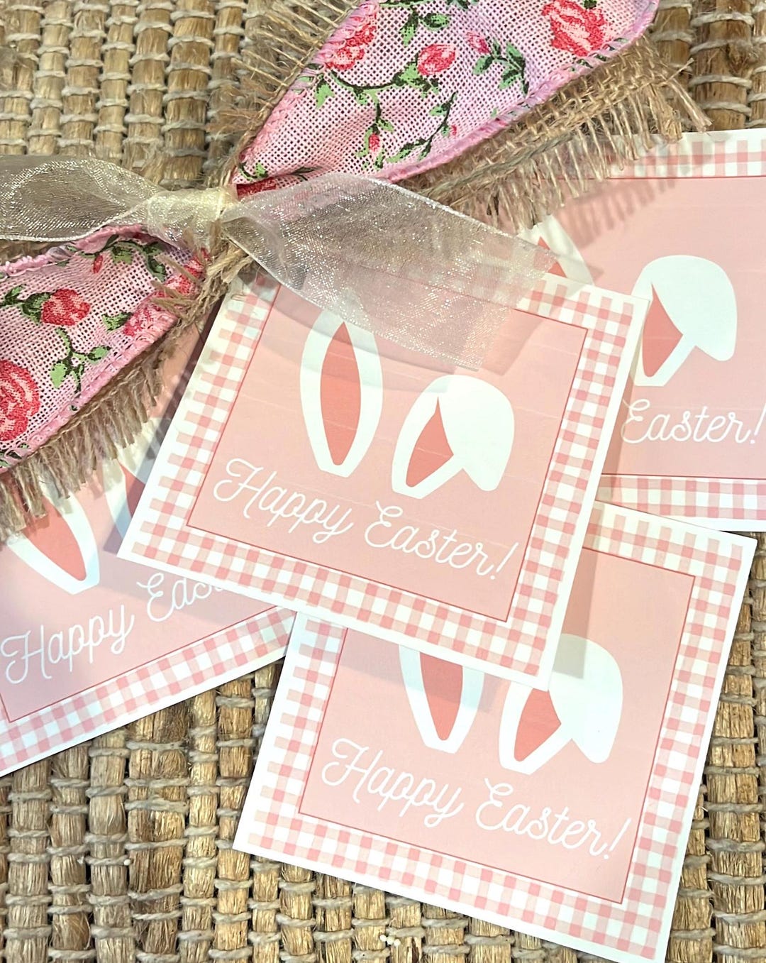 Happy Easter Gift Tag | DIGITAL DOWNLOAD | Easter Gift Tag | Easter ...