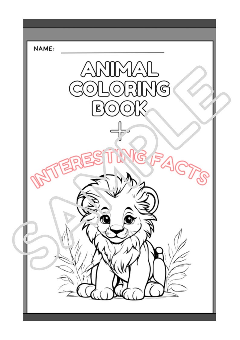 Printable Toddler Preschooler Coloring Pages With Interesting Facts ...