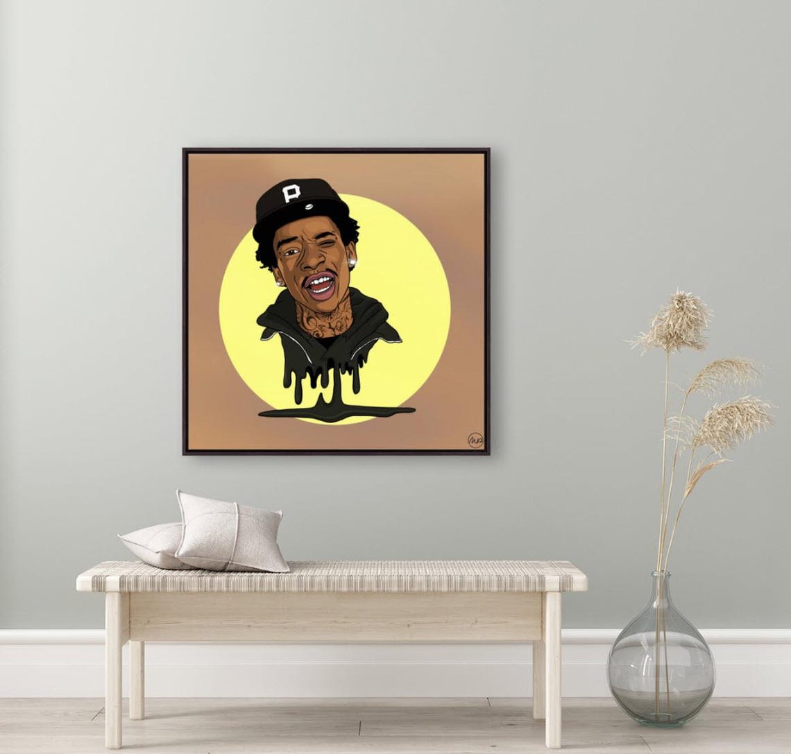 Wiz Khalifa, Digital Art, Original Artwork, Digital Designs, Digital ...