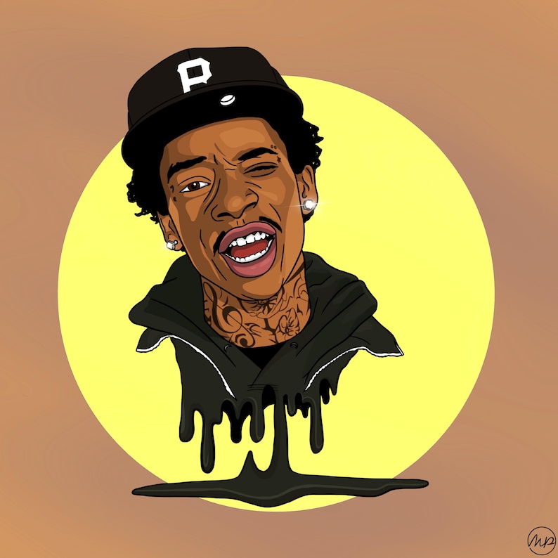 Wiz Khalifa, Digital Art, Original Artwork, Digital Designs, Digital ...