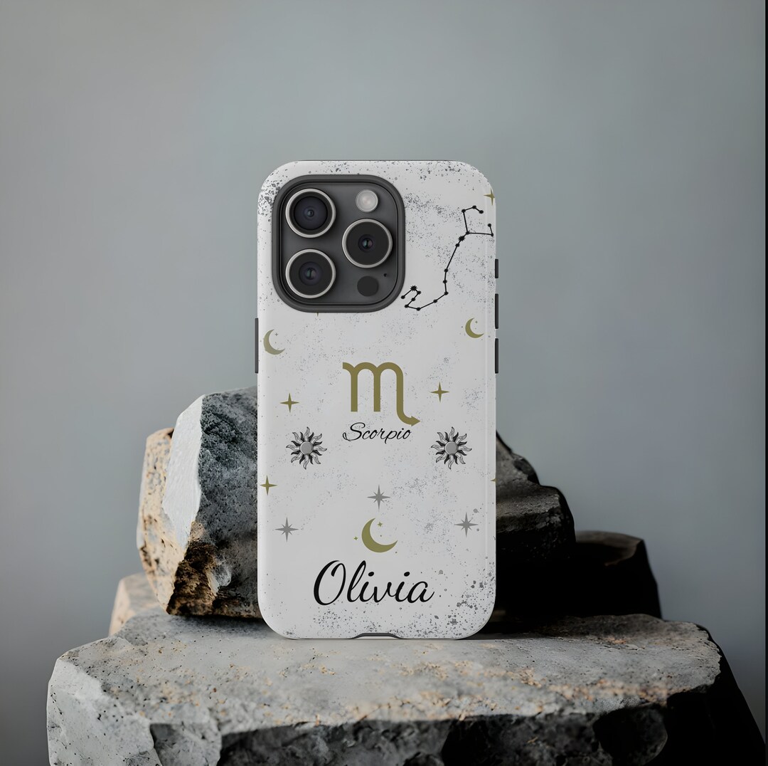 Personalized Taurus Zodiac Sign Phone Case, Astrology Horoscope, iPhone ...