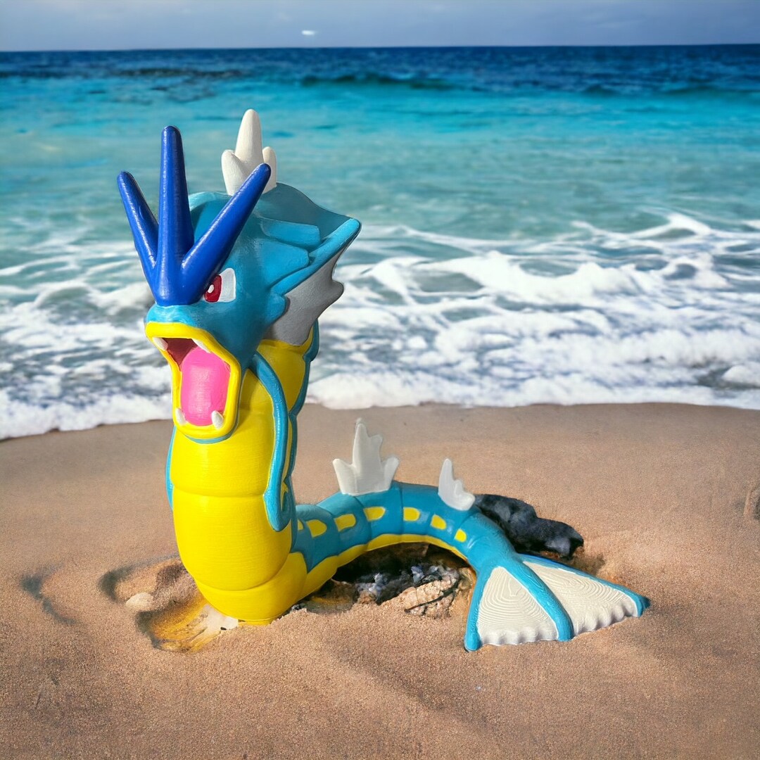 Gyarados 3D Printed & Hand Painted/pokemon/flying/water - Etsy