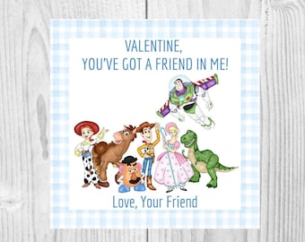 Toy Story Valentine's Day Cards - Etsy