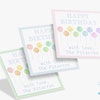 Personalised Happy Birthday Gift Tag With Candles, Gift Tag Print at ...