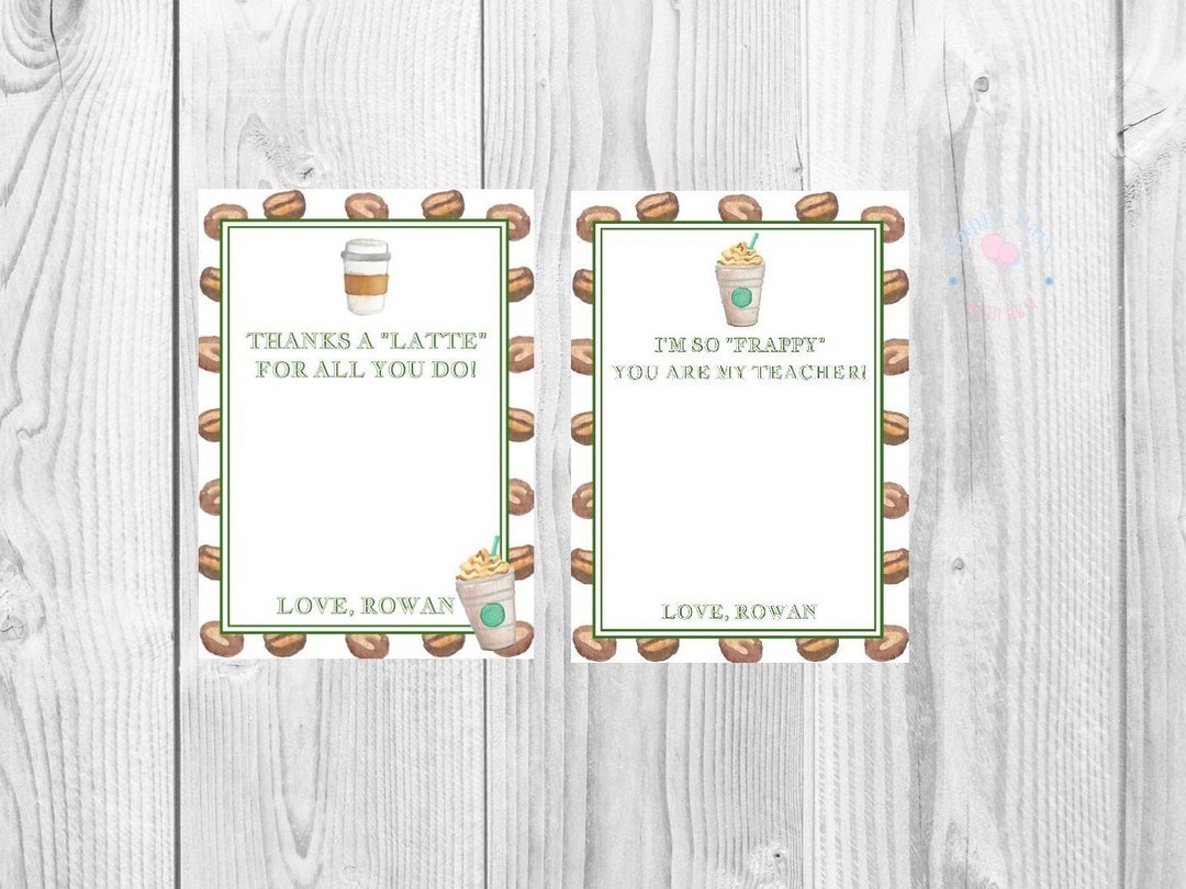 Coffee Gift Card Holder | Teacher Appreciation Gift | Nurse Gift ...