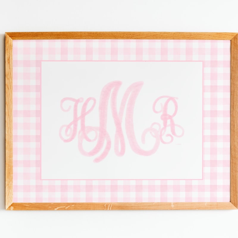 Girls Monogram - Etsy