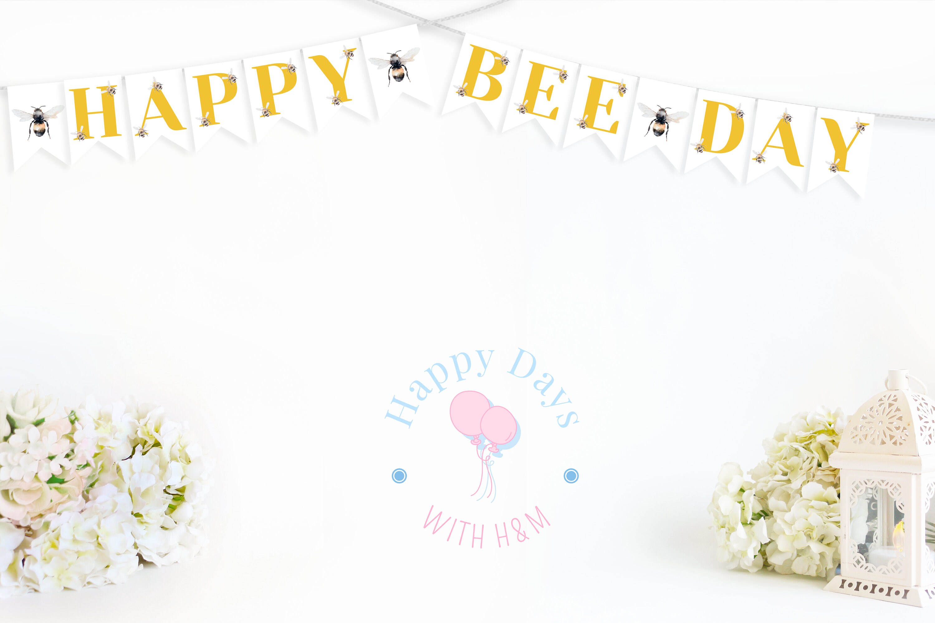Bee-day Birthday Party Banner | Printable Banner| Digital Birthday ...