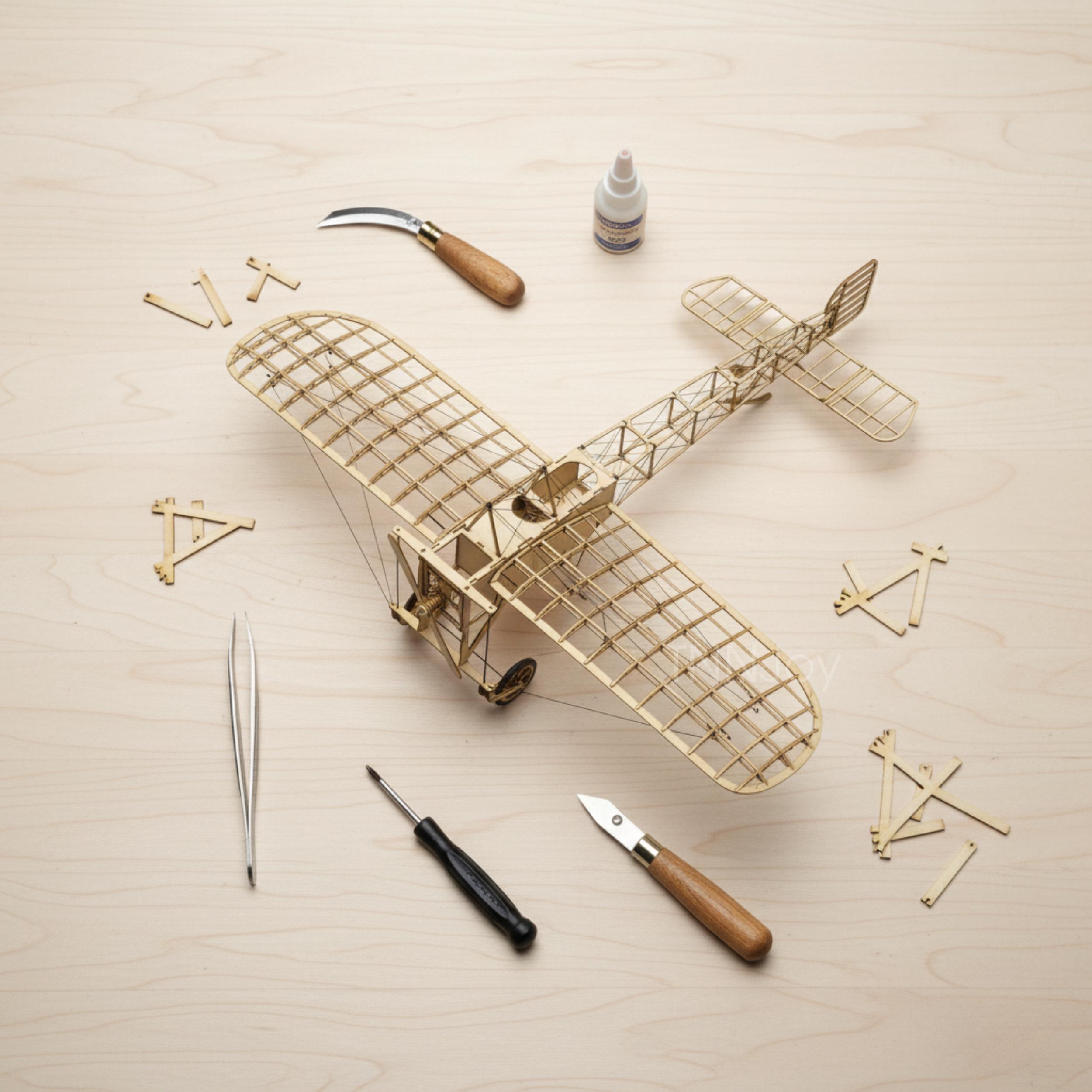 Bleriot XI DIY Wooden Airplane Model Kit - Etsy