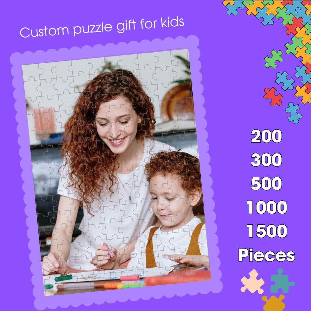 Custom Personalized Jigsaw Puzzle | Create Your Own DIY Photo Puzzle | 200/300/500/1000/1500 ...