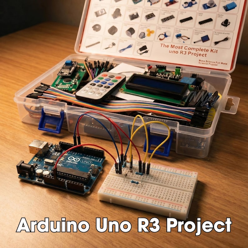DIY Arduino Starter Kit – Complete Uno R3 Electronics Set - Etsy