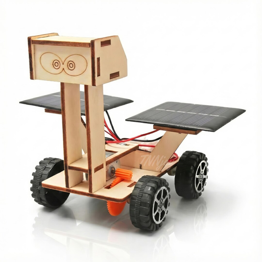 DIY Solar Rover Car Kit | Wooden STEM Science Toy - Etsy