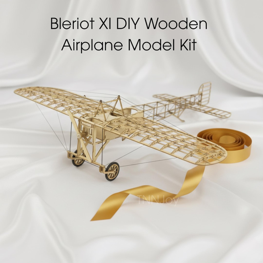 Bleriot XI DIY Wooden Airplane Model Kit - Etsy