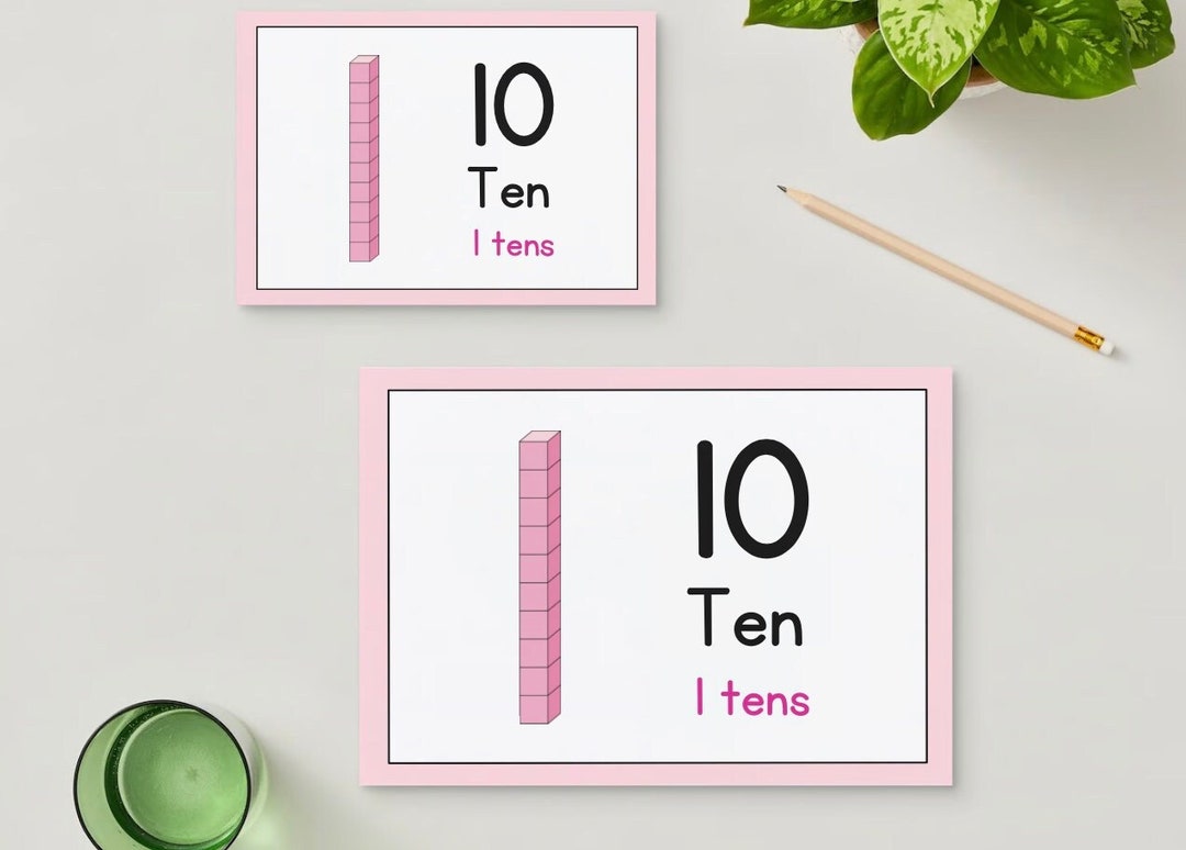 Skip-counting by Ten Base-tens Poster (A4 Quality) - Etsy