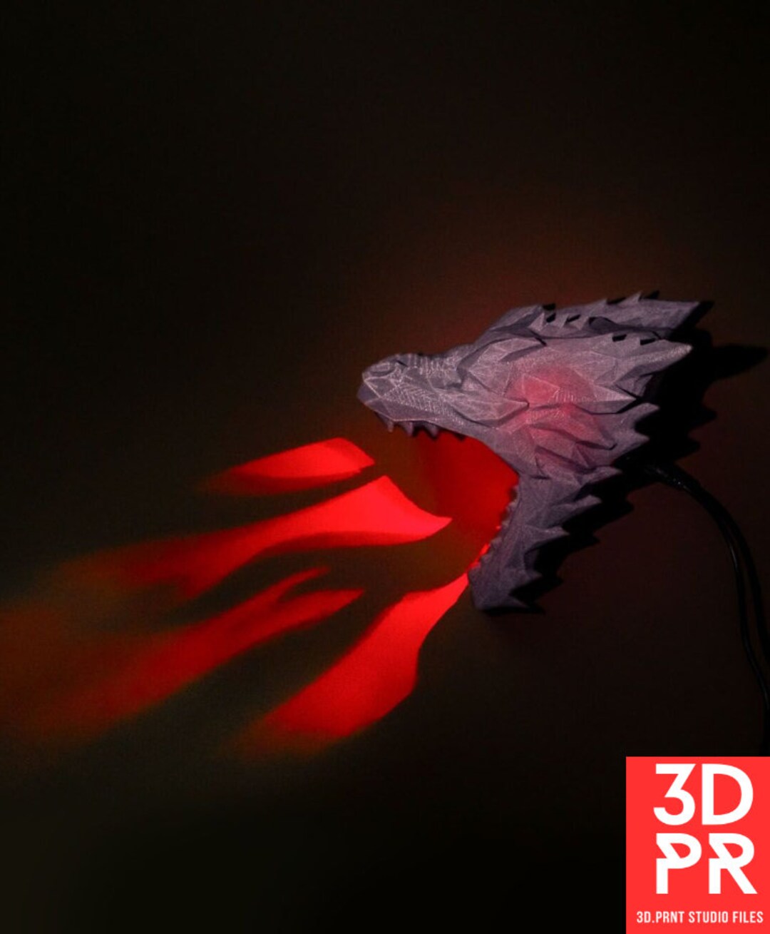 The Dragon Wall Lamp Night Lamb Gift Decor Wall the Dragon Light Shade ...