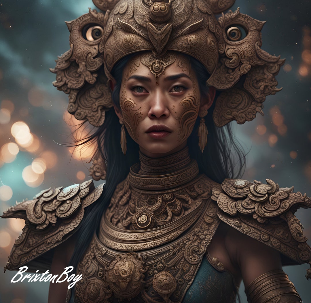 DEWI RATIH the Bali and Java Goddess Custom Canvas Limited Edition of One - Etsy