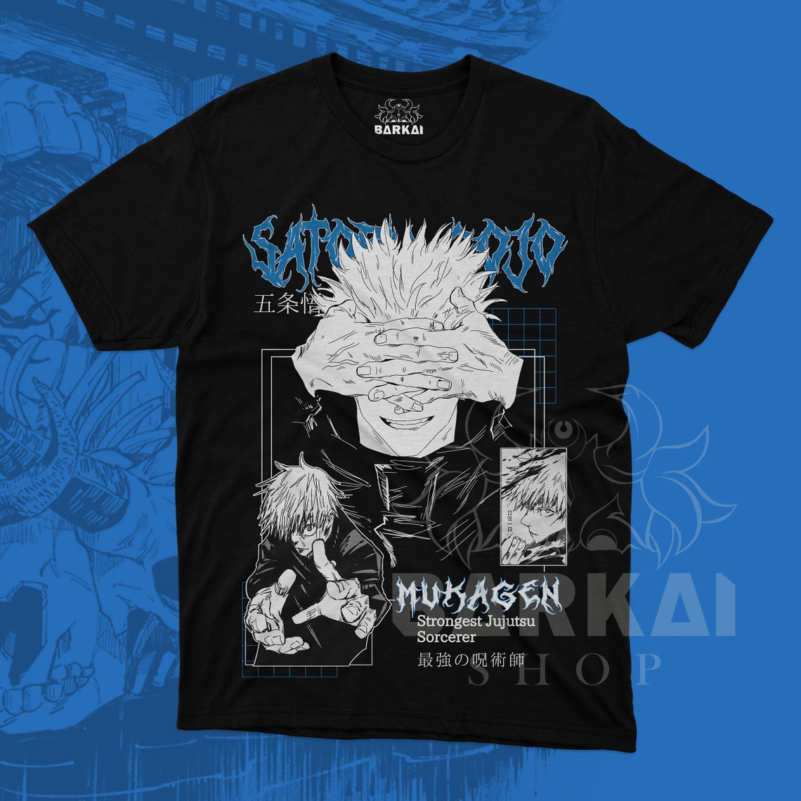 2 Designs Jujutsu Kaisen Gojo Toji Fushiguro - Etsy