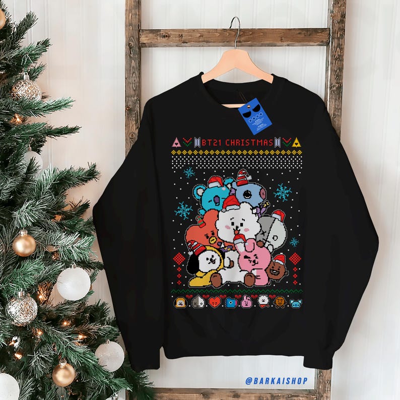 BT21 and SKZOO design pixel edition merry christmas - Etsy México