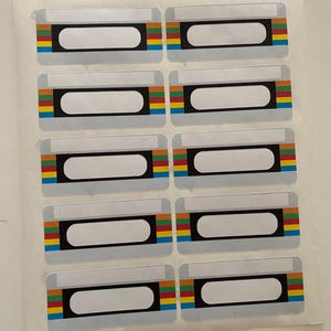 Customized Self Adhesive Cassette Labels - Etsy