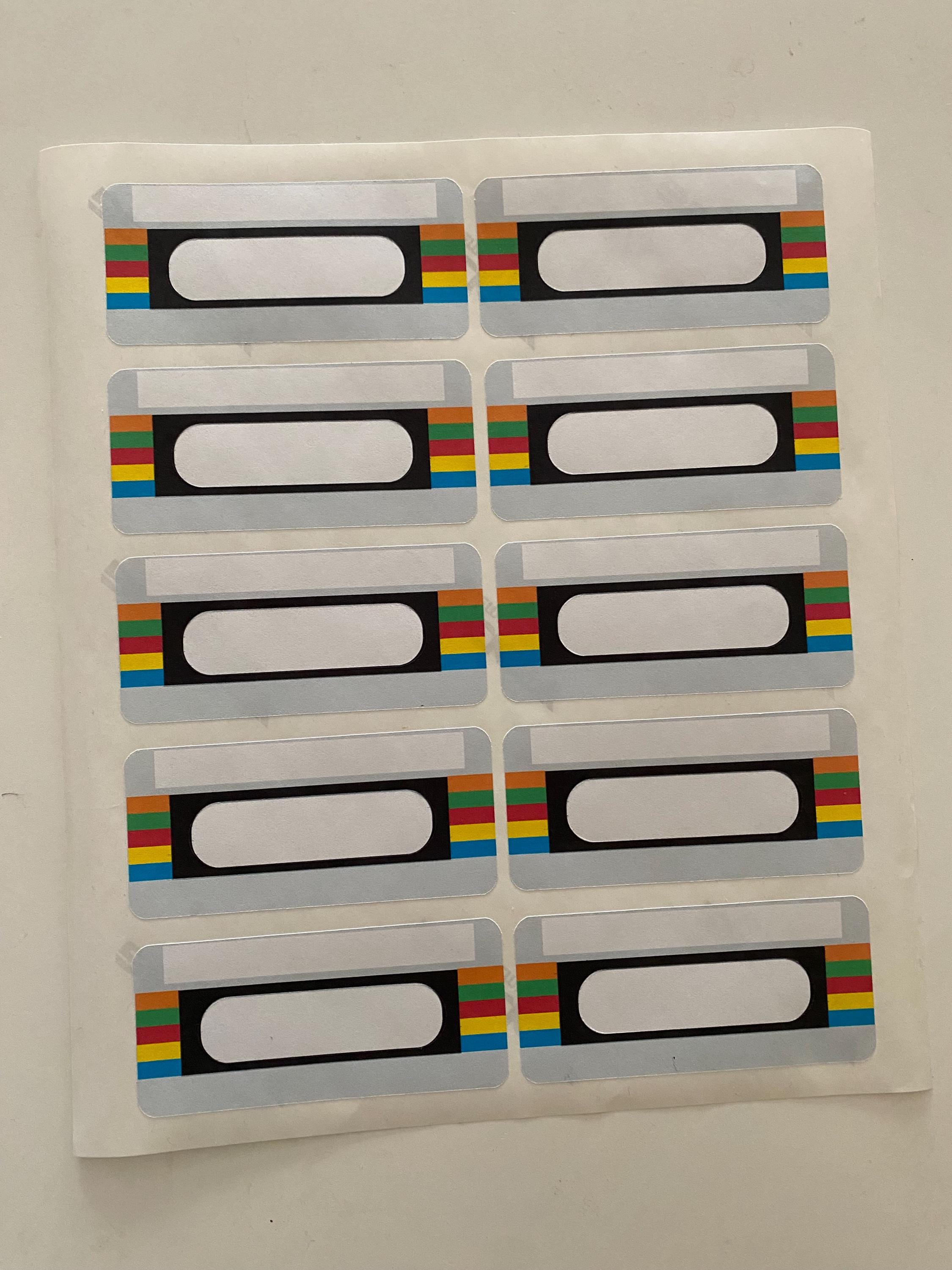 Customized Self Adhesive Cassette Labels - Etsy