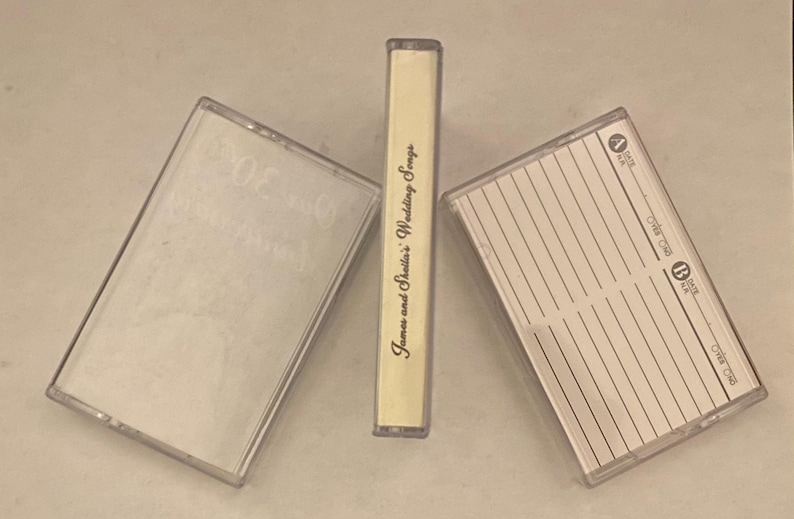 Personalized Cassette Mixtape – Custom Tape & Cover, Weddings ...