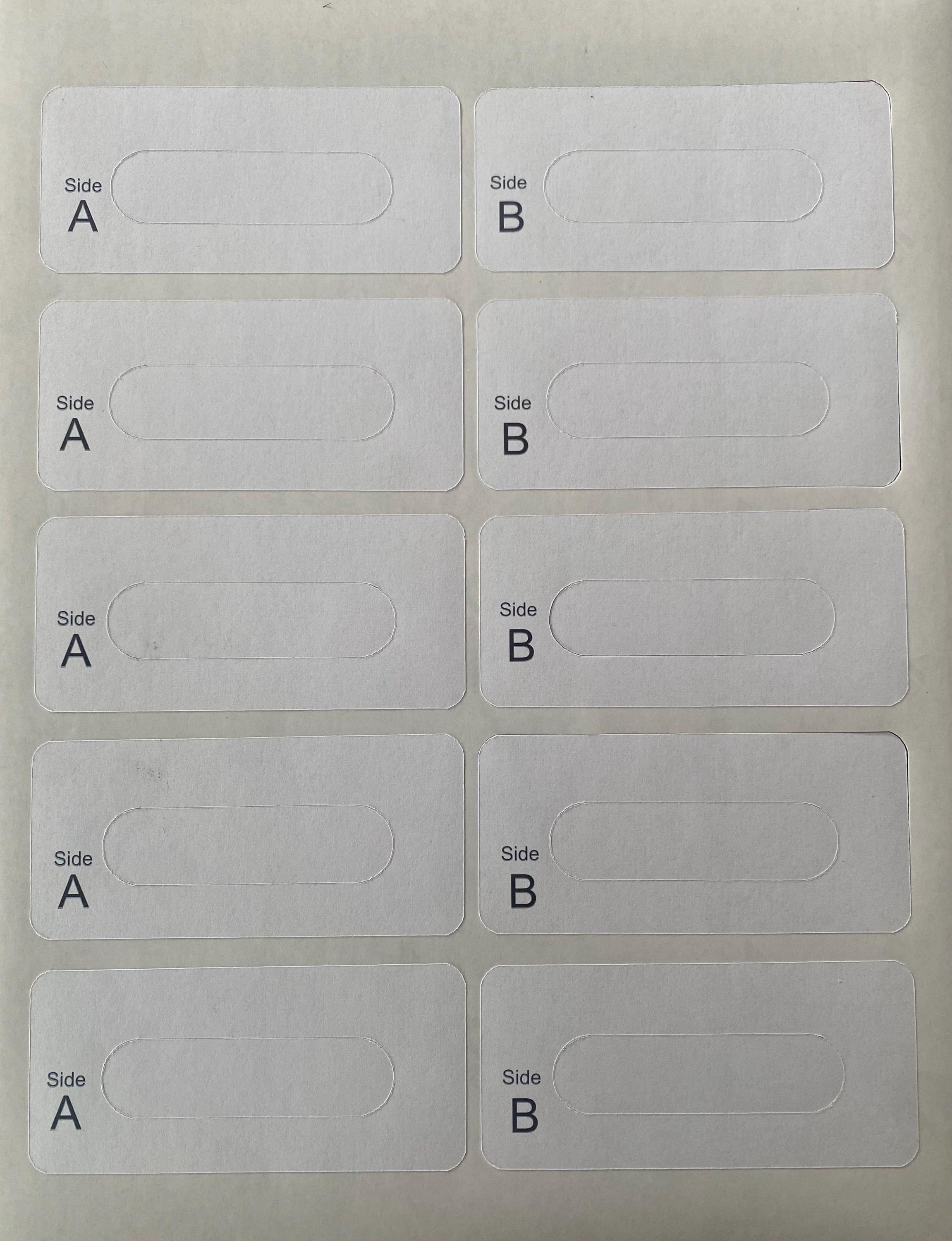 Customized Self Adhesive Cassette Labels - Etsy