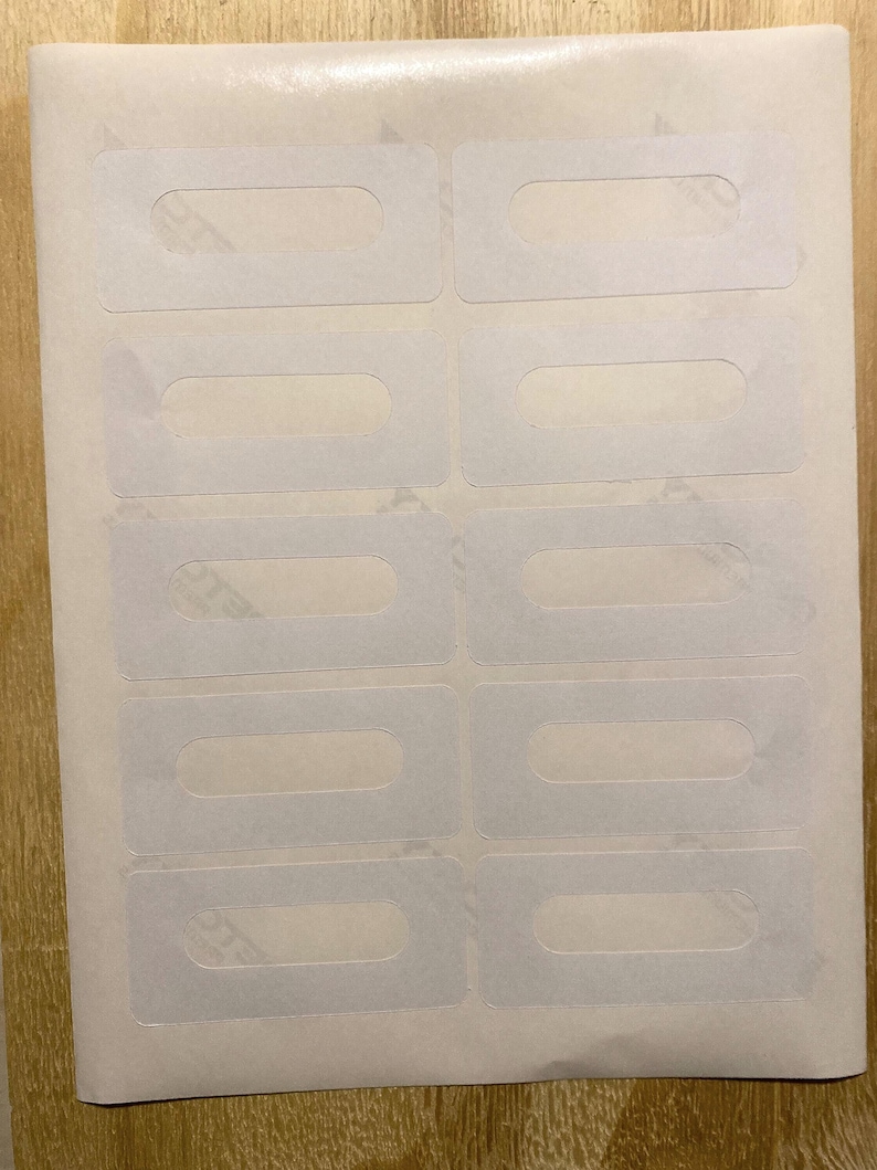 Customized Self Adhesive Cassette Labels - Etsy