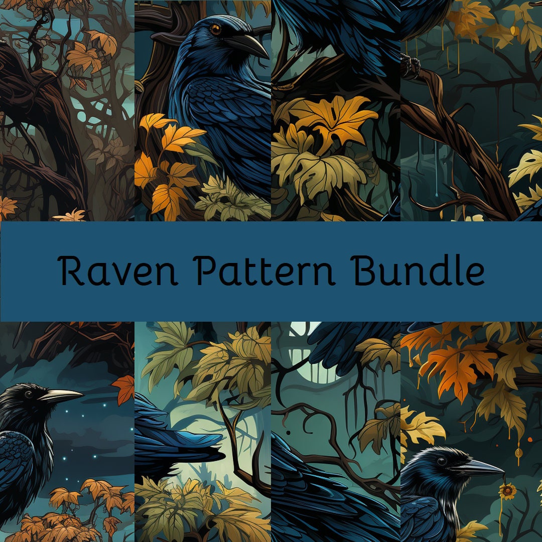 Raven Pattern Bundle - Etsy