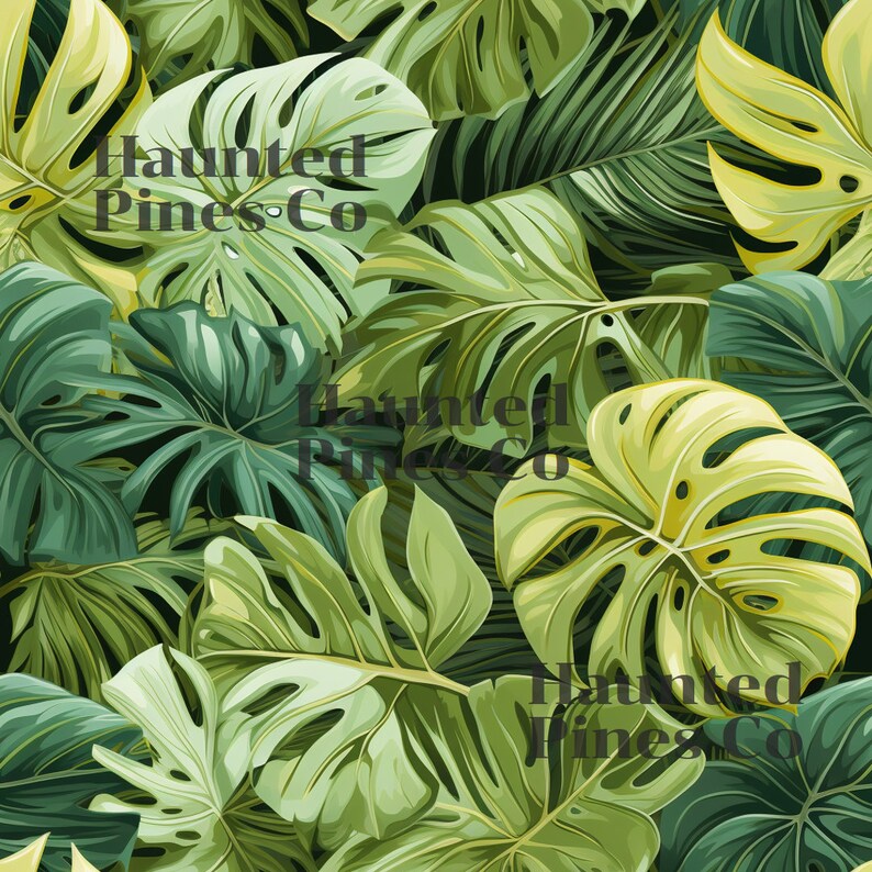 Monstera Pattern Bundle - Etsy