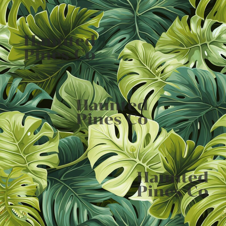 Monstera Pattern Bundle - Etsy